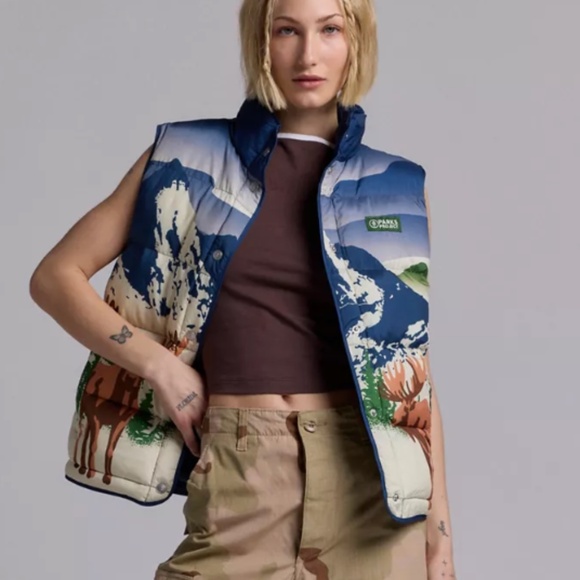 Parks Project | Jackets & Coats | Nip Parks Project Wild Moose Printed ...